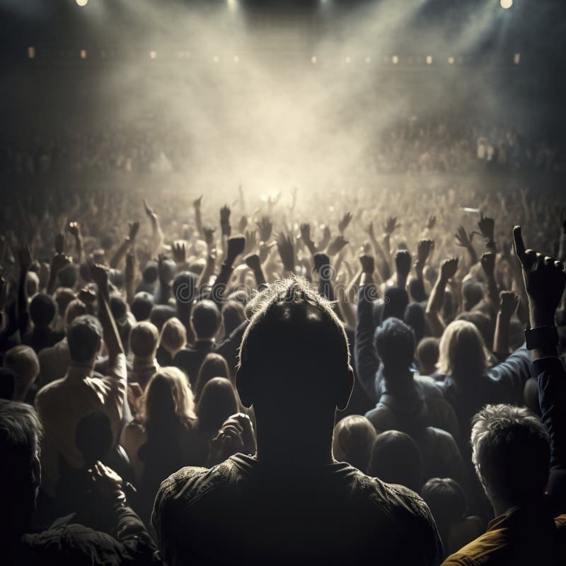 Gathering of People in the Shadows Created with Generative AI ...