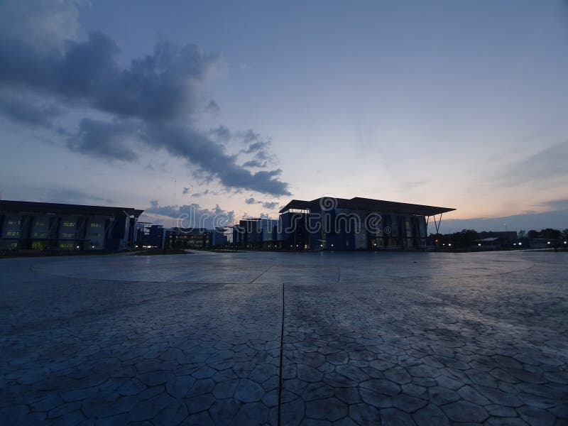 Gathering Point or Sign, in Indonesia Stock Image - Image of crowd ...