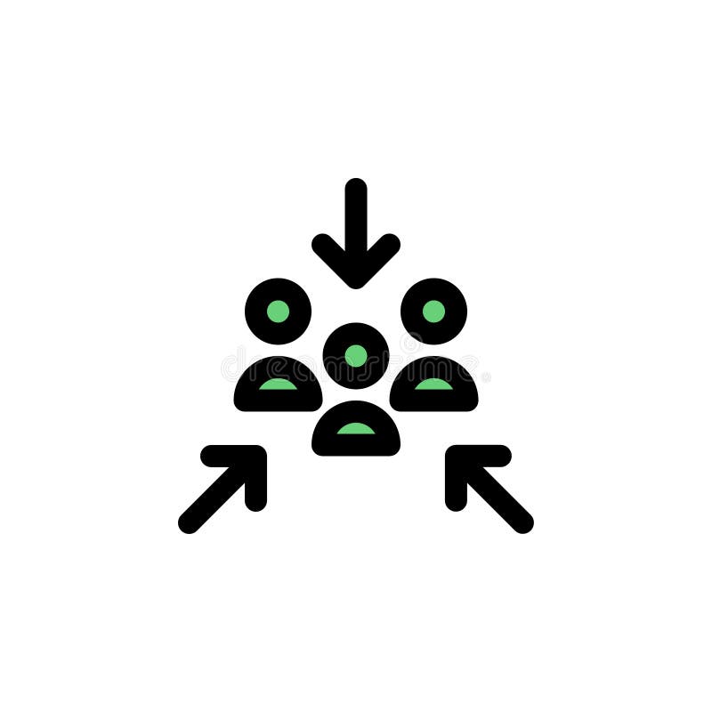 Gathering Point Icon stock vector. Illustration of guide - 266545793