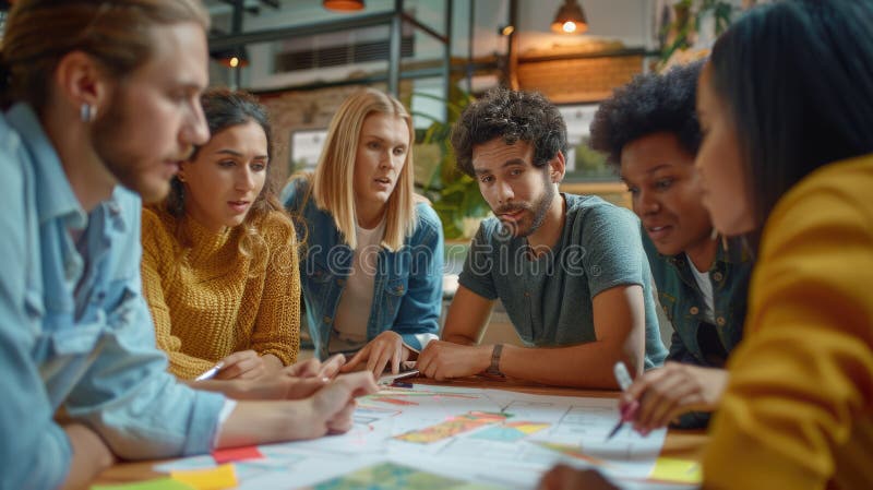 Gathering of Professionals for a Teamfocused Discussion in a Modern ...