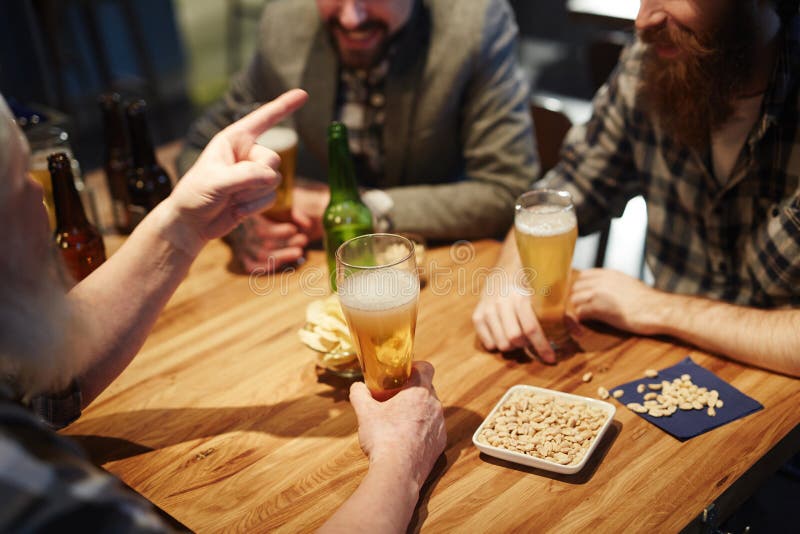 Gathering in pub stock image. Image of friendly, patrick - 87442625