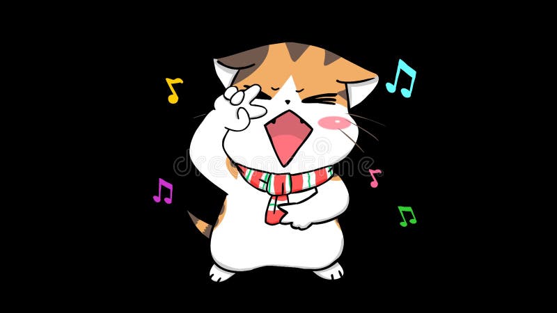 Gato Animado Giro Em Fundo Transparente Filme - Vídeo de cartoon, riso ...