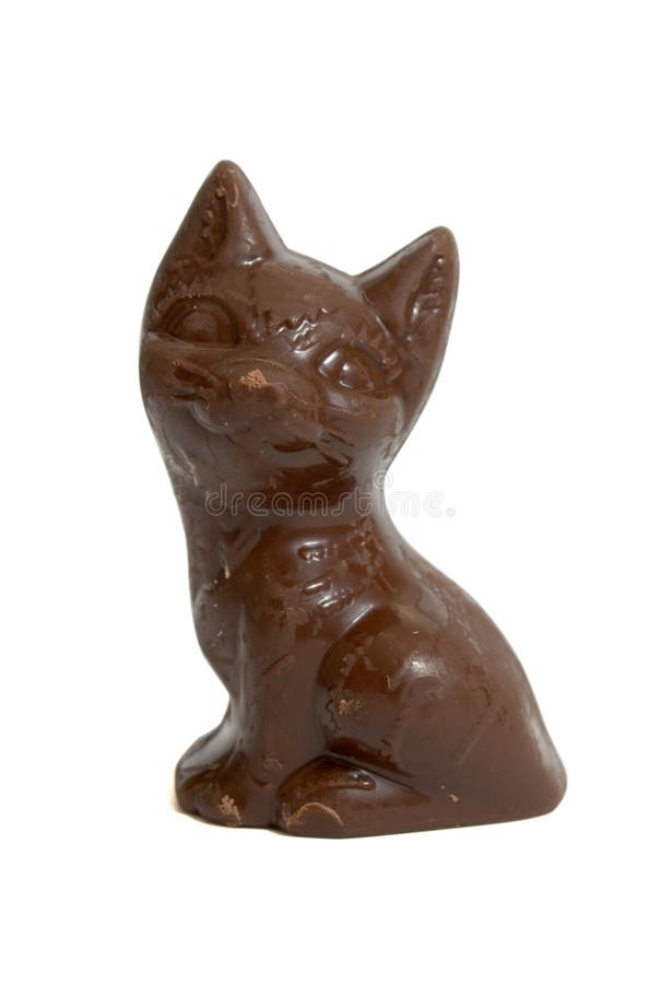 Gato del chocolate imagen de archivo. Imagen de vacaciones - 12570375
