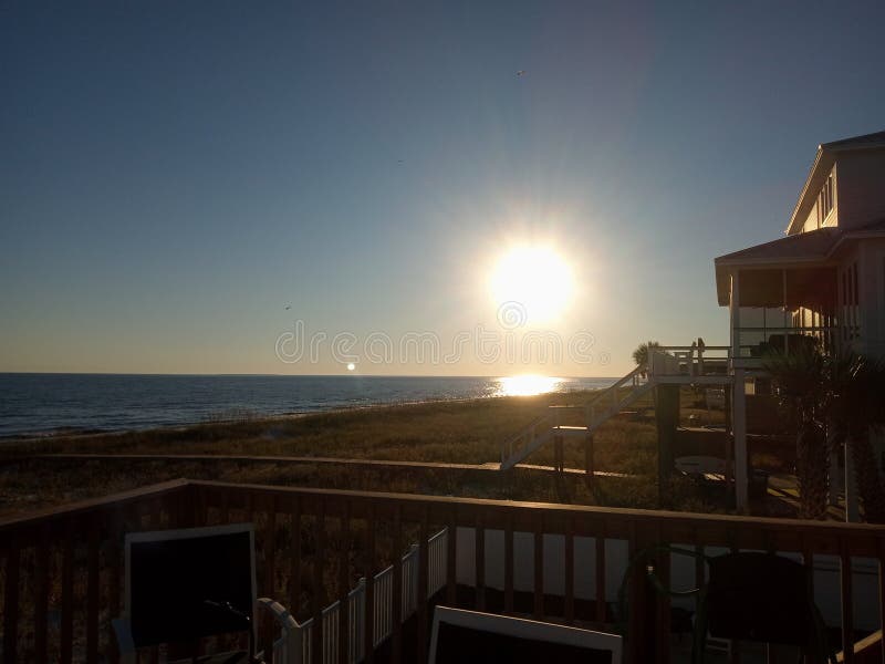 Gator Point FL Beaches Sunrise Stock Photo - Image of point, sunlight ...