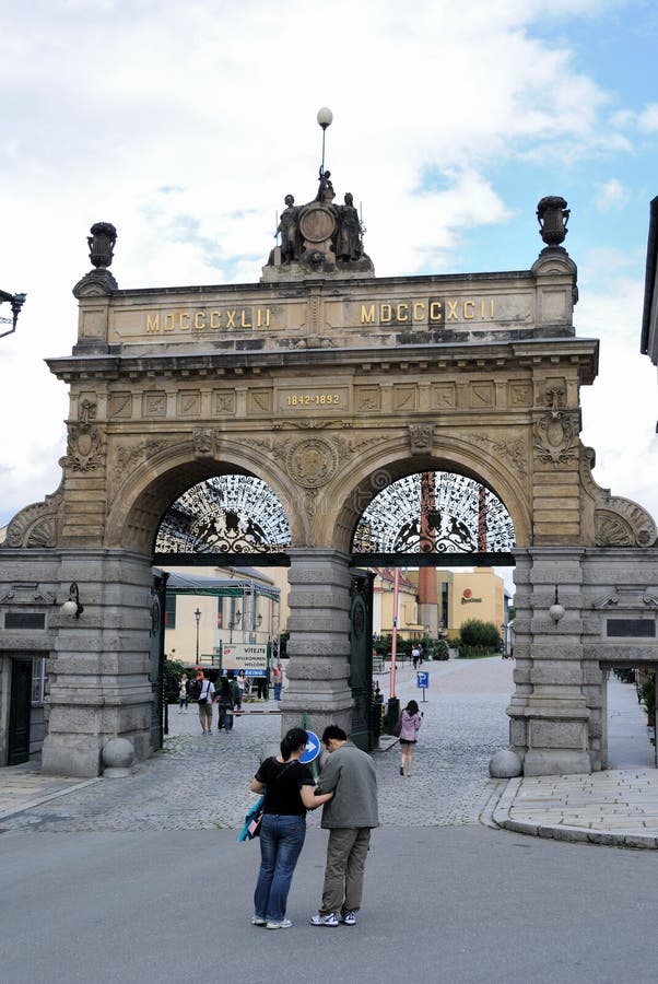 Gatter in Pilsen redaktionelles foto. Bild von europäisch - 15590771