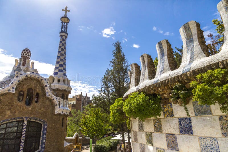Gaudi Homes stock photo. Image of landmark, barcelona - 59542322