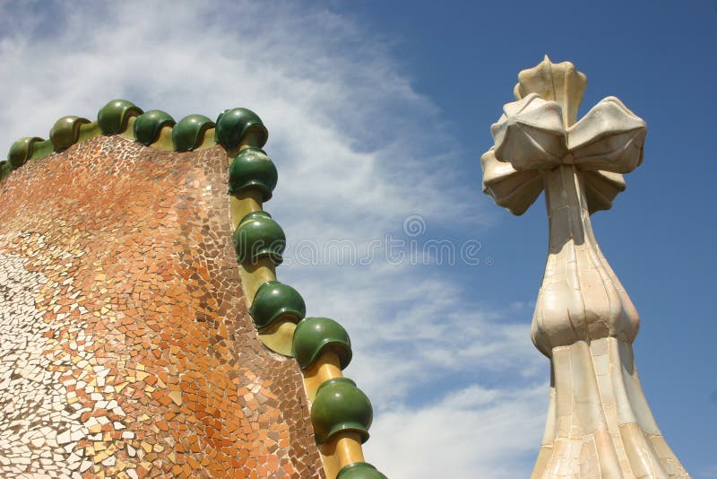 Gaudi sculptures editorial image. Image of catalan, stone - 14373070