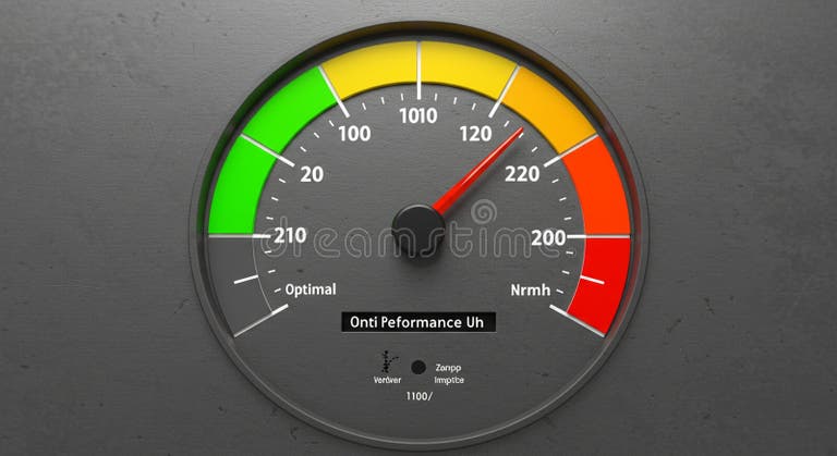 Gauge Displaying a Circular Dial with a Black Frame. it Features a ...