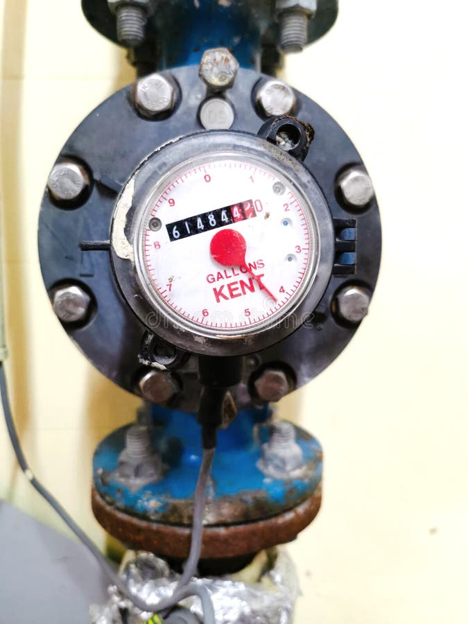 Gauge Meter in the Factory Industry Stock Image - Image of lighting ...