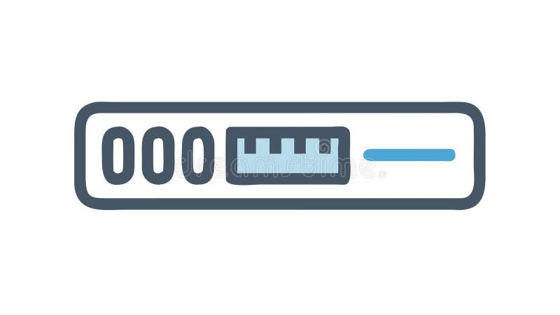 Gauge Meter Indicator Panel Vector Outline Icon, Vector Design ...