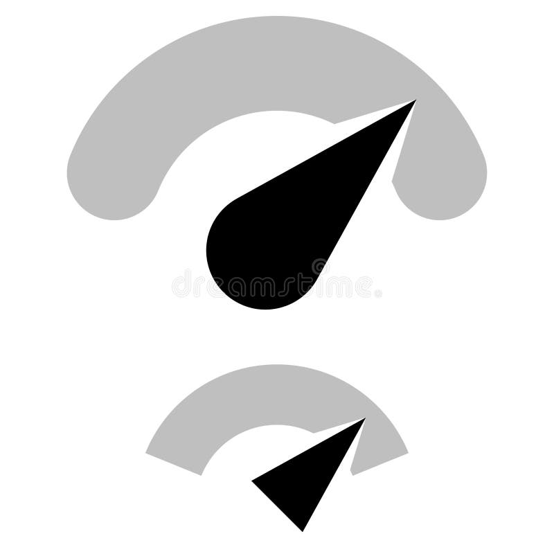 Gauge, Meter, Level and Progress Indicator Icon. Progression ...