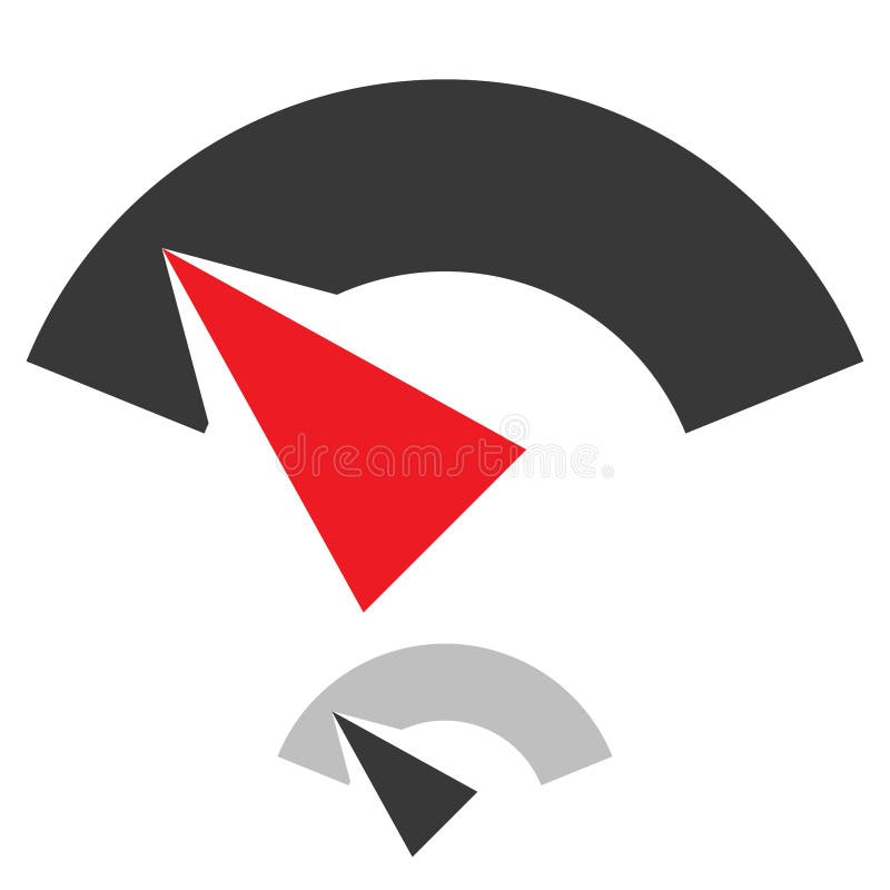 Gauge, Meter, Level and Progress Indicator Icon. Progression ...