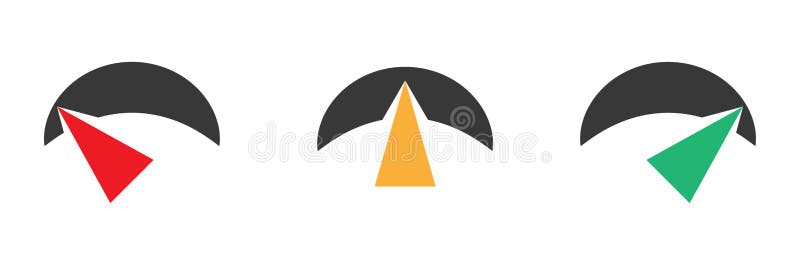 Gauge, Meter, Level and Progress Indicator Icon. Progression ...