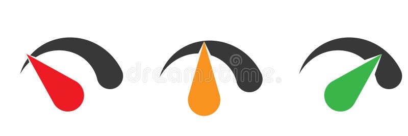 Gauge, Meter, Level and Progress Indicator Icon. Progression ...