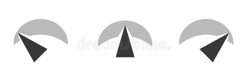 Gauge, Meter, Level and Progress Indicator Icon. Progression ...