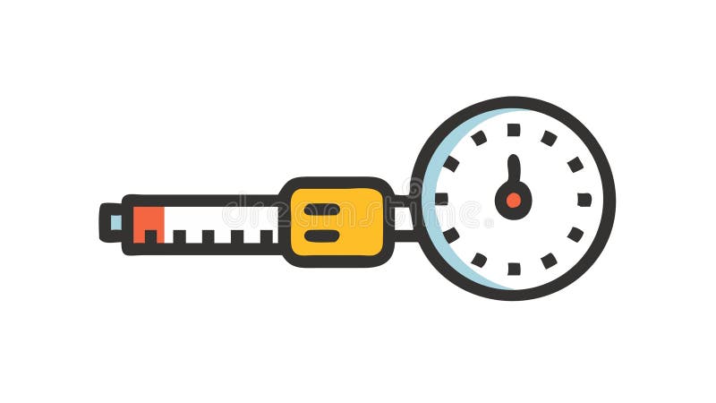 Gauge with Pointer Flat Icon for Levels or Indicators, Vector Design ...
