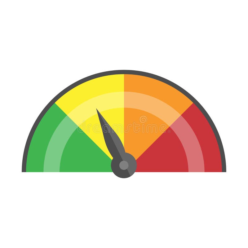 Low To High Gauge Scale Measure Speedometer Icon from Green To Red ... Low To High Gauge Scale Measure Speedometer Icon from Green To Red ...
