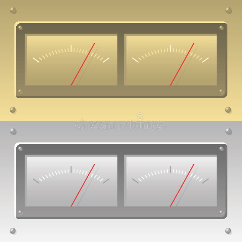 Speedometers for Dashboard. Measuring Speed Analog Indicator Device ...