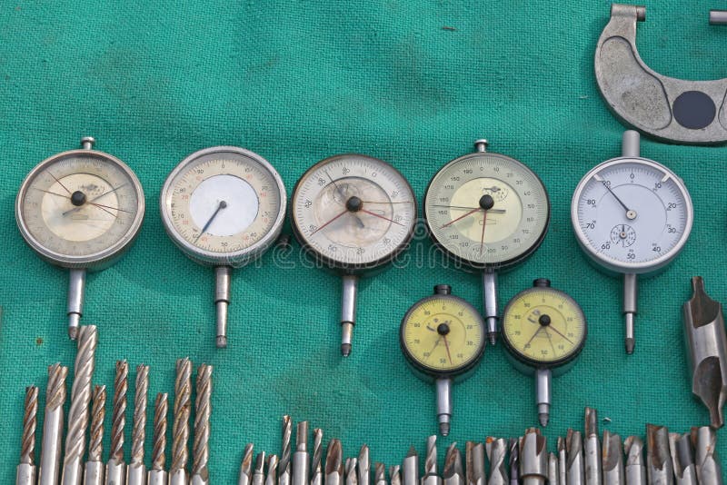 Gauges stock image. Image of measurement, scale, used - 152951841