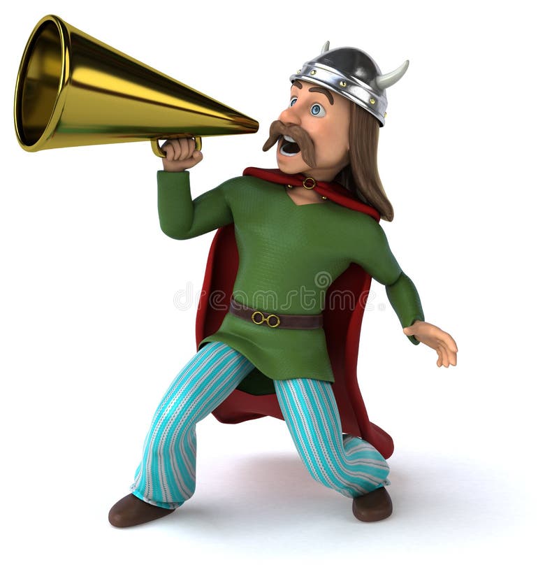 Gaul Warrior - 3D Illustration Stock Illustration - Illustration of ...