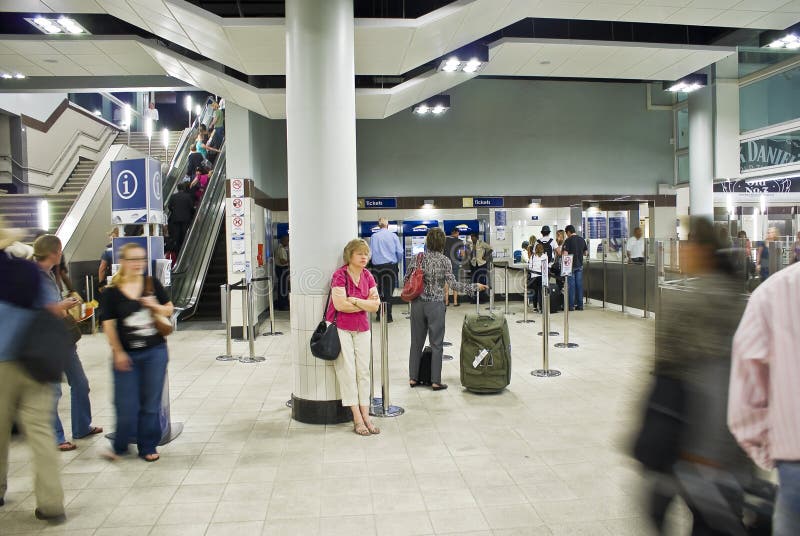 Gautrain - Sandton Station editorial stock photo. Image of commuter ...
