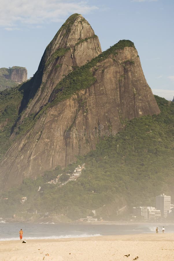 Gavea s Rock stock photo. Image of summer, janeiro, rock - 5327632