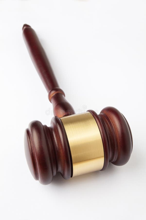 Gavel stock photo. Image of judgment, crime, white, court - 27134508