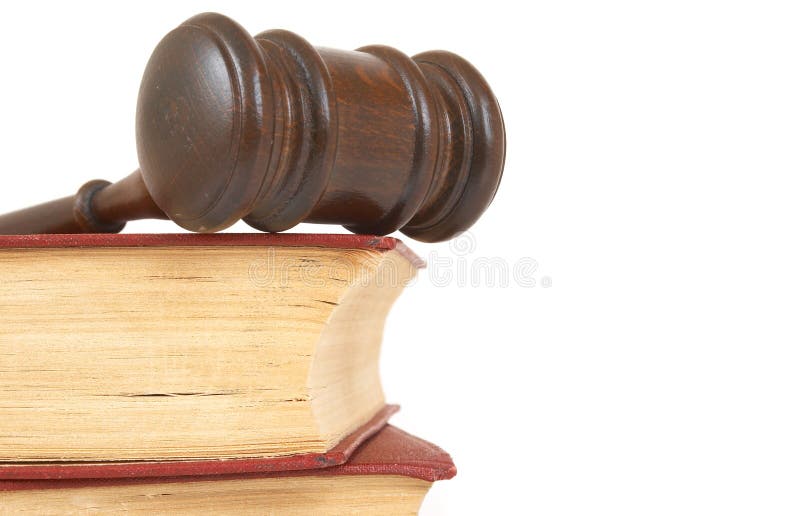 Gavel and book stock image. Image of legal, gavel, innocence - 6964535