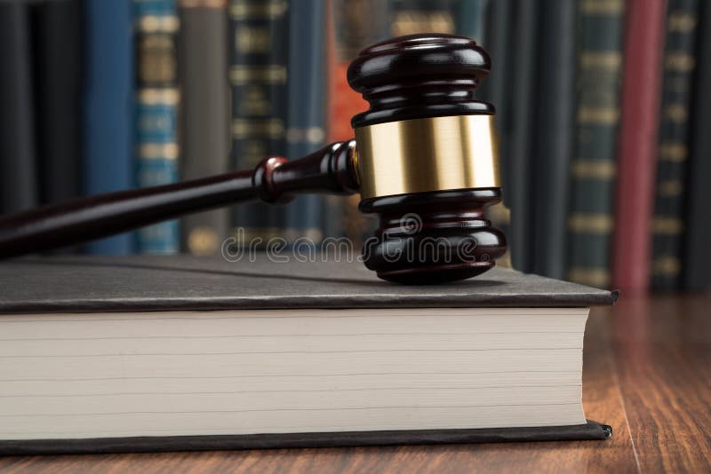 Gavel and law book stock photo. Image of legal, brown - 52413772