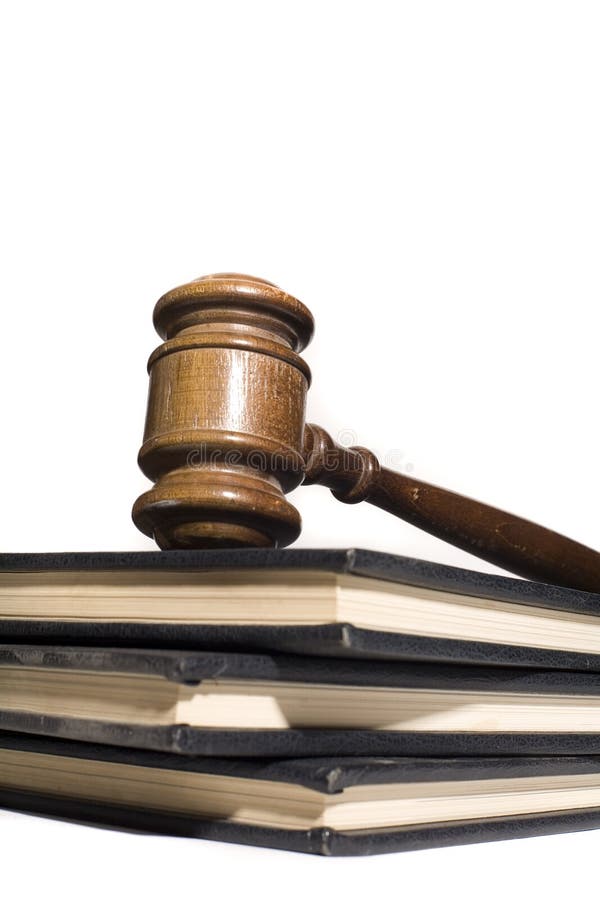 Gavel on books stock photo. Image of meeting, legal, court - 2688228