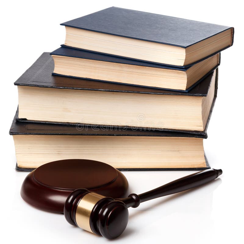Gavel, books and handcuffs stock image. Image of judicial - 58128683