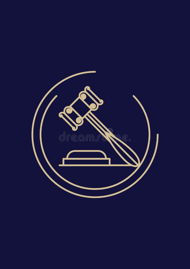 Gavel design stock vector. Illustration of judge, procedure - 182795839