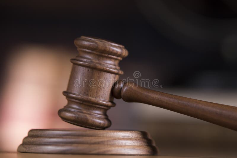 The Gavel of a Judge in Court Stock Image - Image of equality, judgment ...