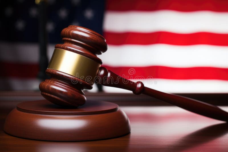 A Gavel Next To a Paper Marked Defamation Case Stock Illustration ...