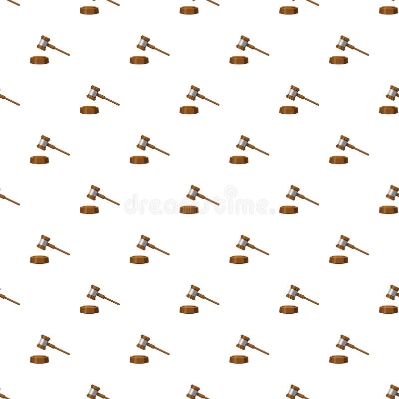 Gavel pattern stock vector. Illustration of hammer, auction - 96649262