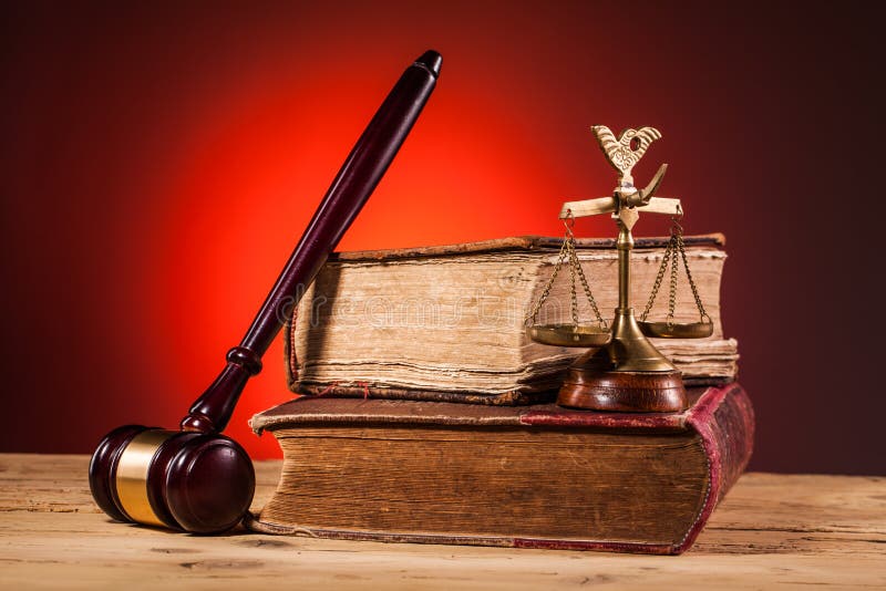 Scales of Justice Gavel and Money Stock Photo - Image of bankrupt ...