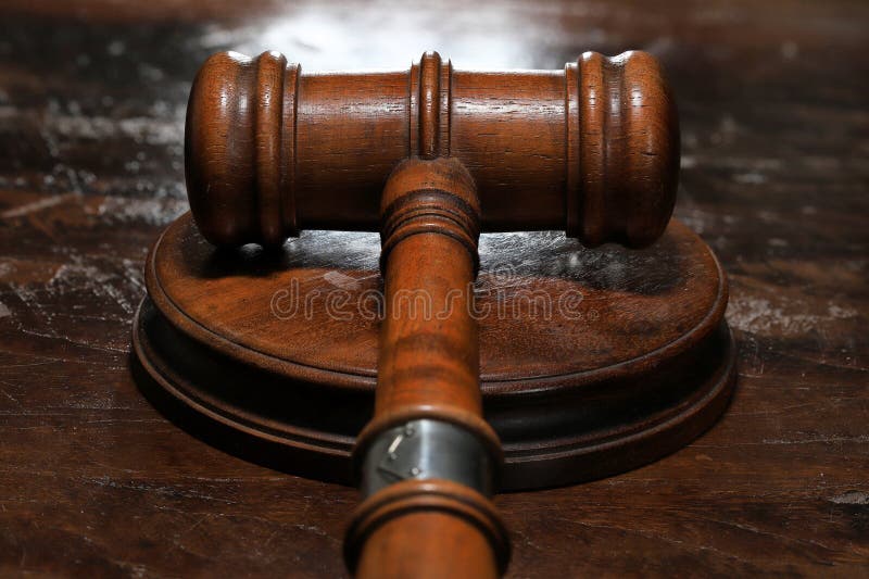 Gavel with sound block stock image. Image of foreclosure - 273135495