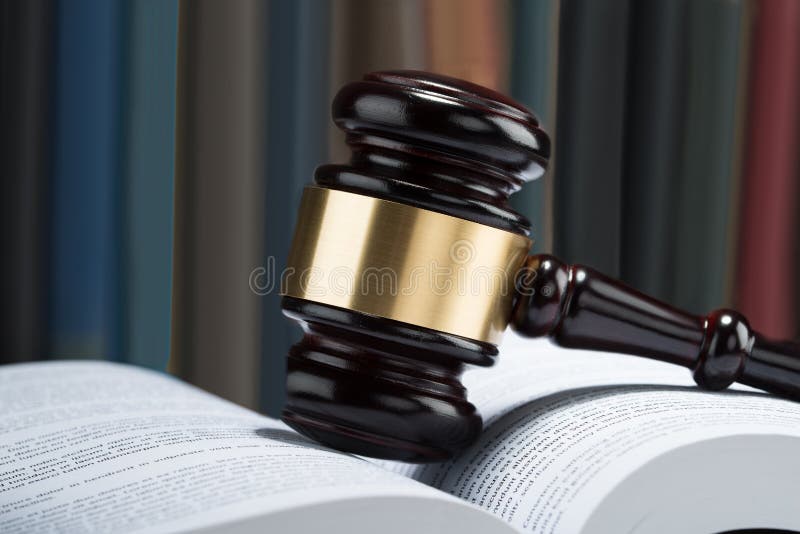 Gavel and law book stock photo. Image of legal, brown - 52413772
