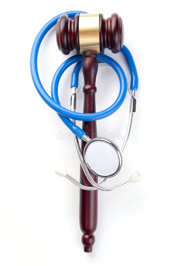 Gavel and stethoscope stock image. Image of decision - 28447067