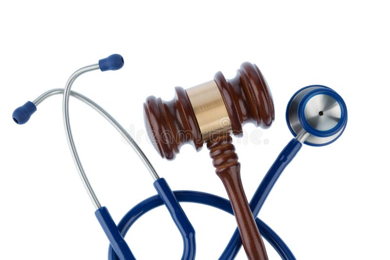 Stethoscope and Gavel stock photo. Image of malpractice - 12223500