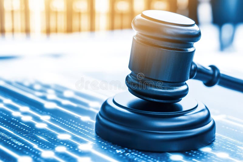 Gavel Symbolizes Legal Action on Artificial Intelligence Risk ...