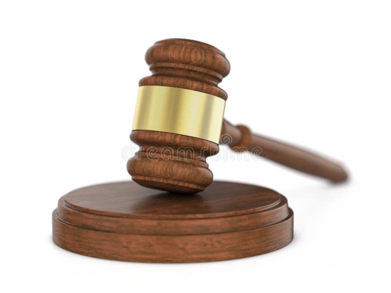 Gavel stock illustration. Illustration of justice, wood - 264193021