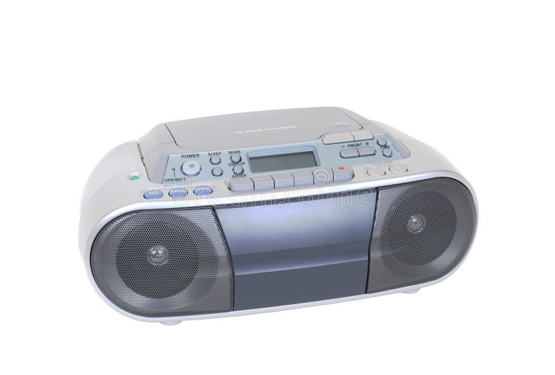 Rádio Moderno E Reprodutor De CDs Foto de Stock - Imagem de sons ...