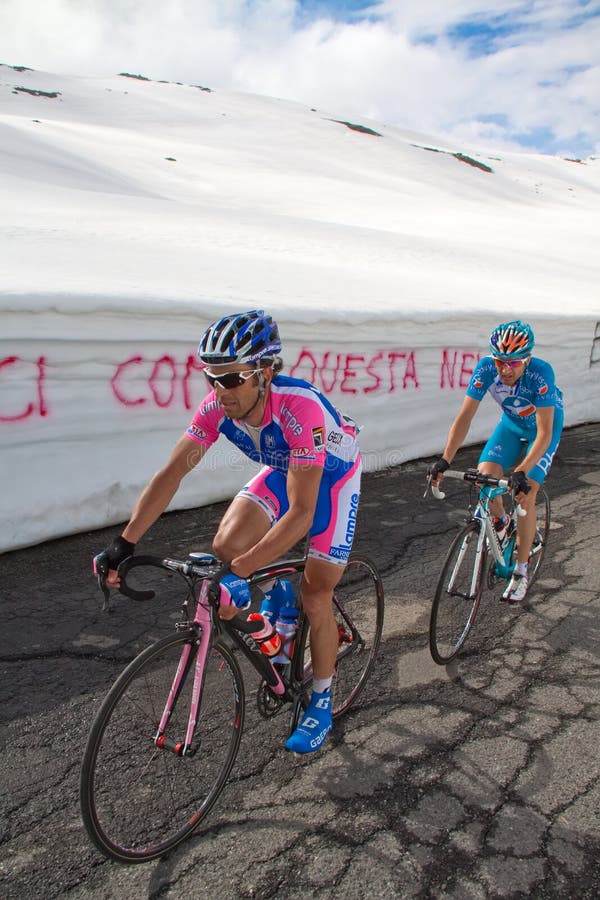 Gavia - Gilberto Simoni editorial stock image. Image of liquigas - 14609929