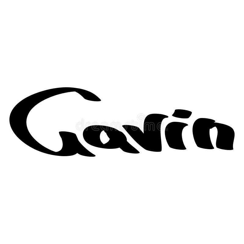 Gavin Male Name Street Art Design. Graffiti Tag Gavin. Vector Art ...