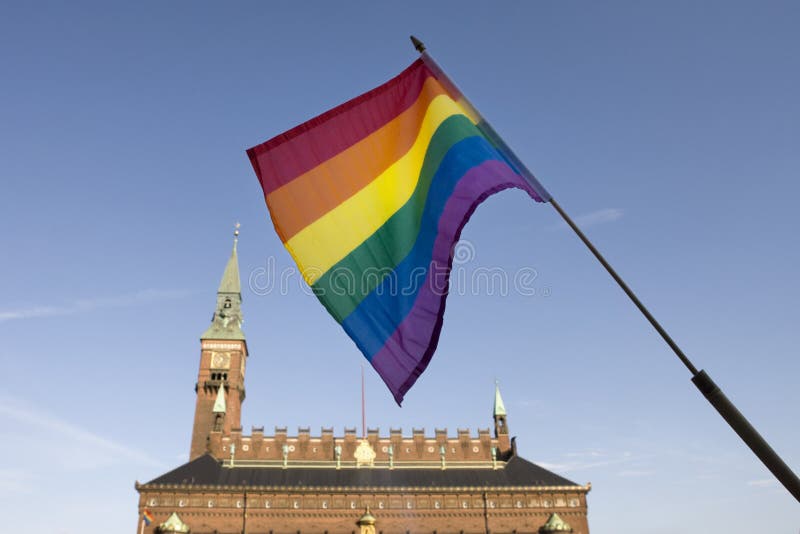 Gay Flag stock photo. Image of flag, symbol, pride, flying - 6700828