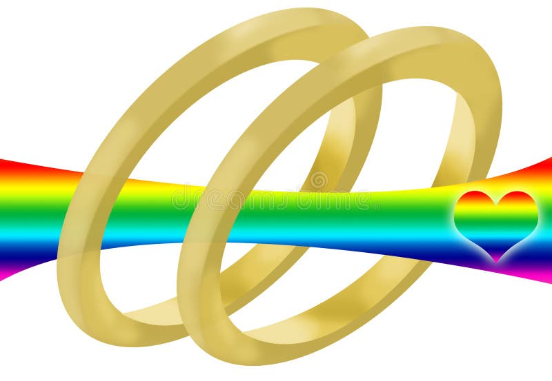 Same Sex Marriage Banner stock illustration. Illustration of sexual ...