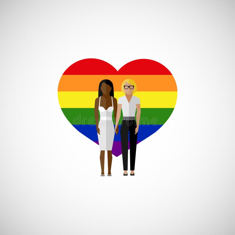 Gay Marriage Vector Flat Illustration Stock Vector Illustration Of