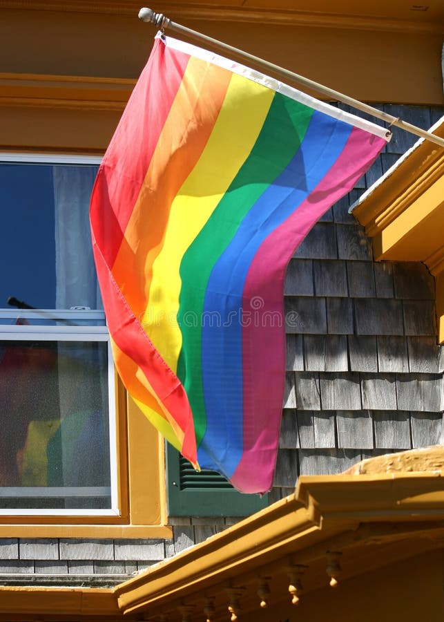 Gay Pride Flag 3 stock image. Image of stripes, lgbt - 33949443