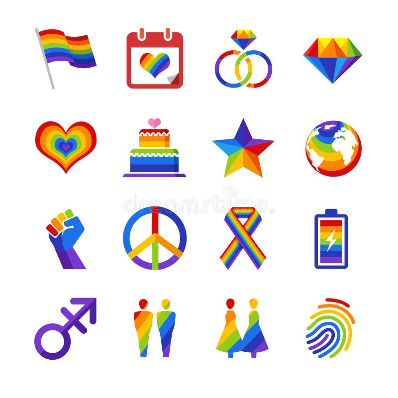 Non-binary Pride Flag in a Form of Nonbinary Symbol Stock Vector ...